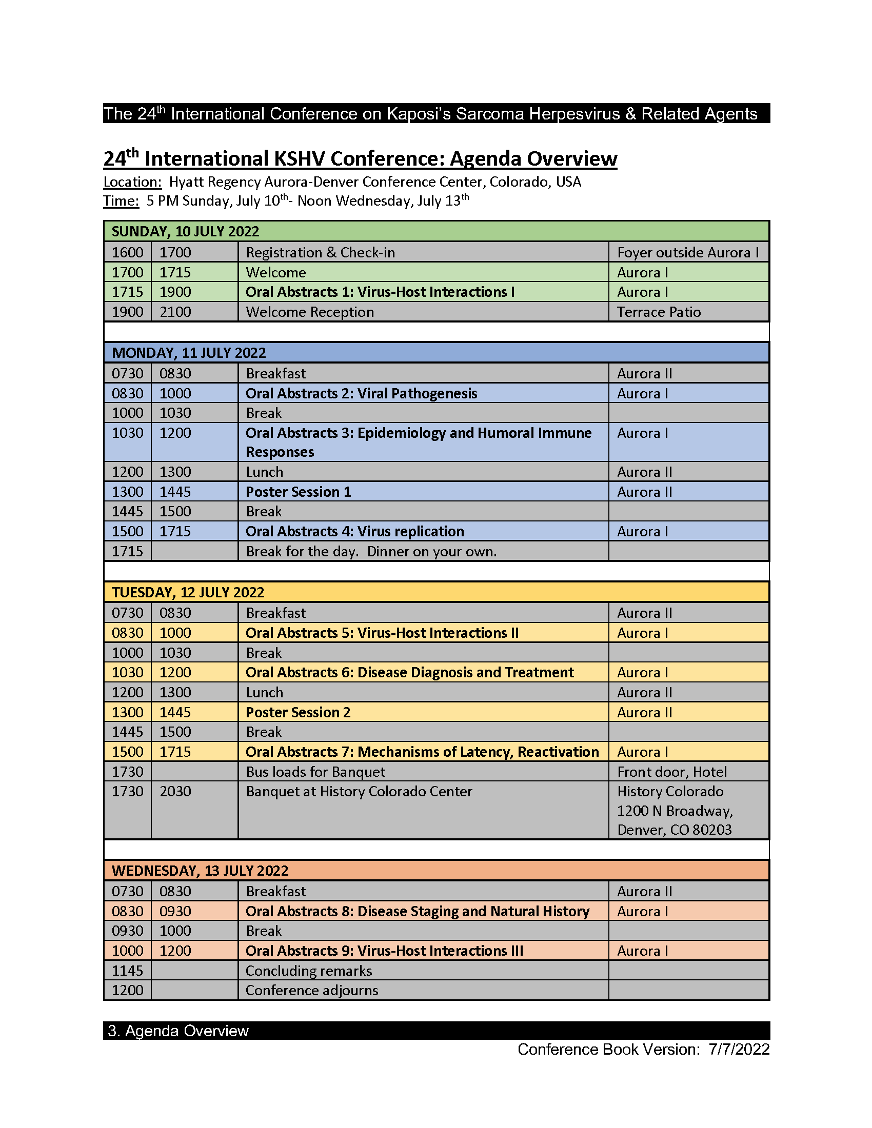 About the 24th International KSHV Conference - 28th International ...